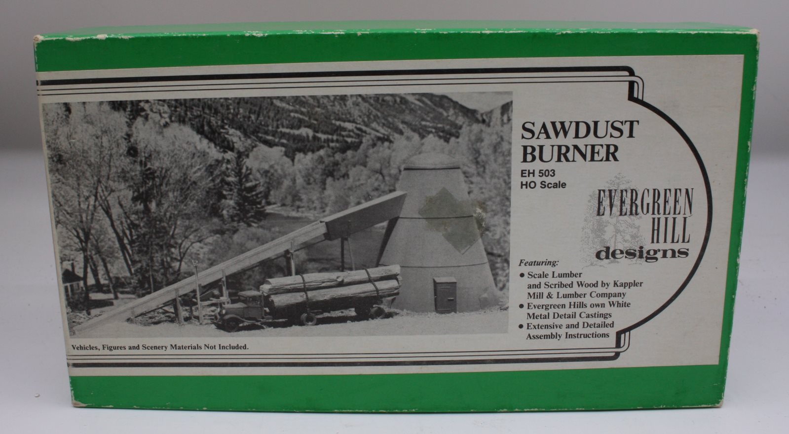 Evergreen Hill EH503 HO Sawdust Burner Building Kit – Trainz