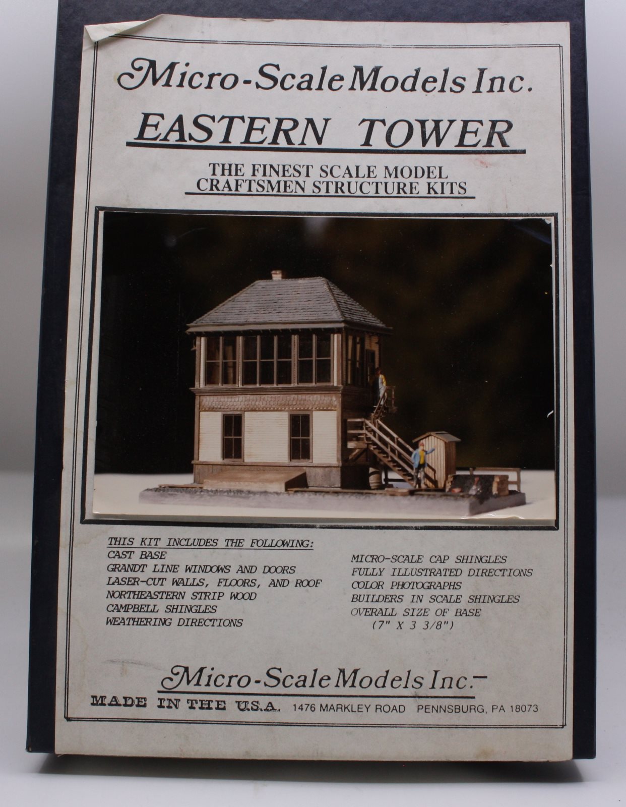Micro-Scale Models 407 HO Eastern Tower Model Building Kit – Trainz