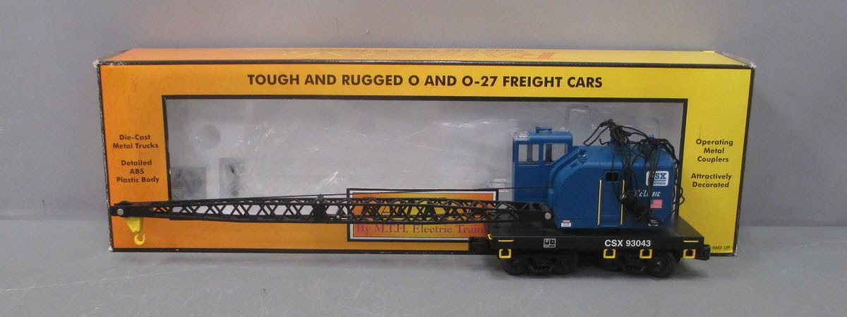 MTH 30-79238 CSX American Crane Car V2 – Trainz
