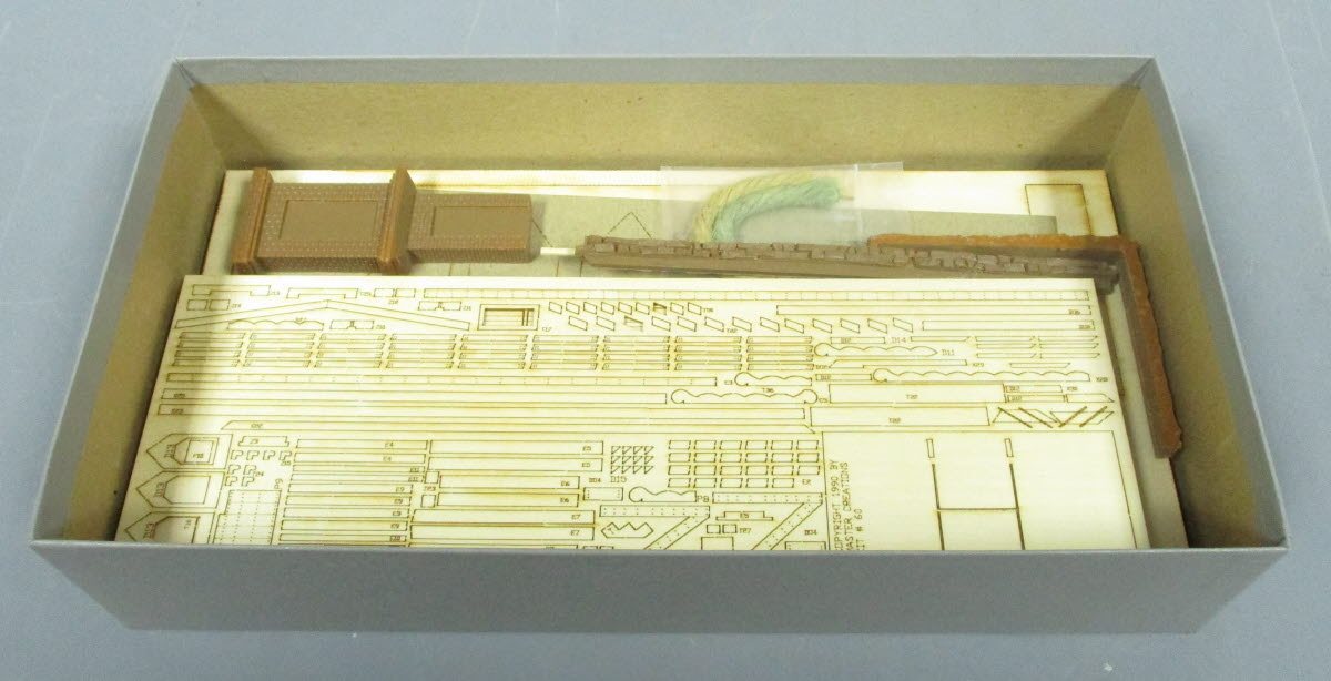 Master Creations 60 HO/HOn3 Minerva Casket Co. Model Building Kit – Trainz