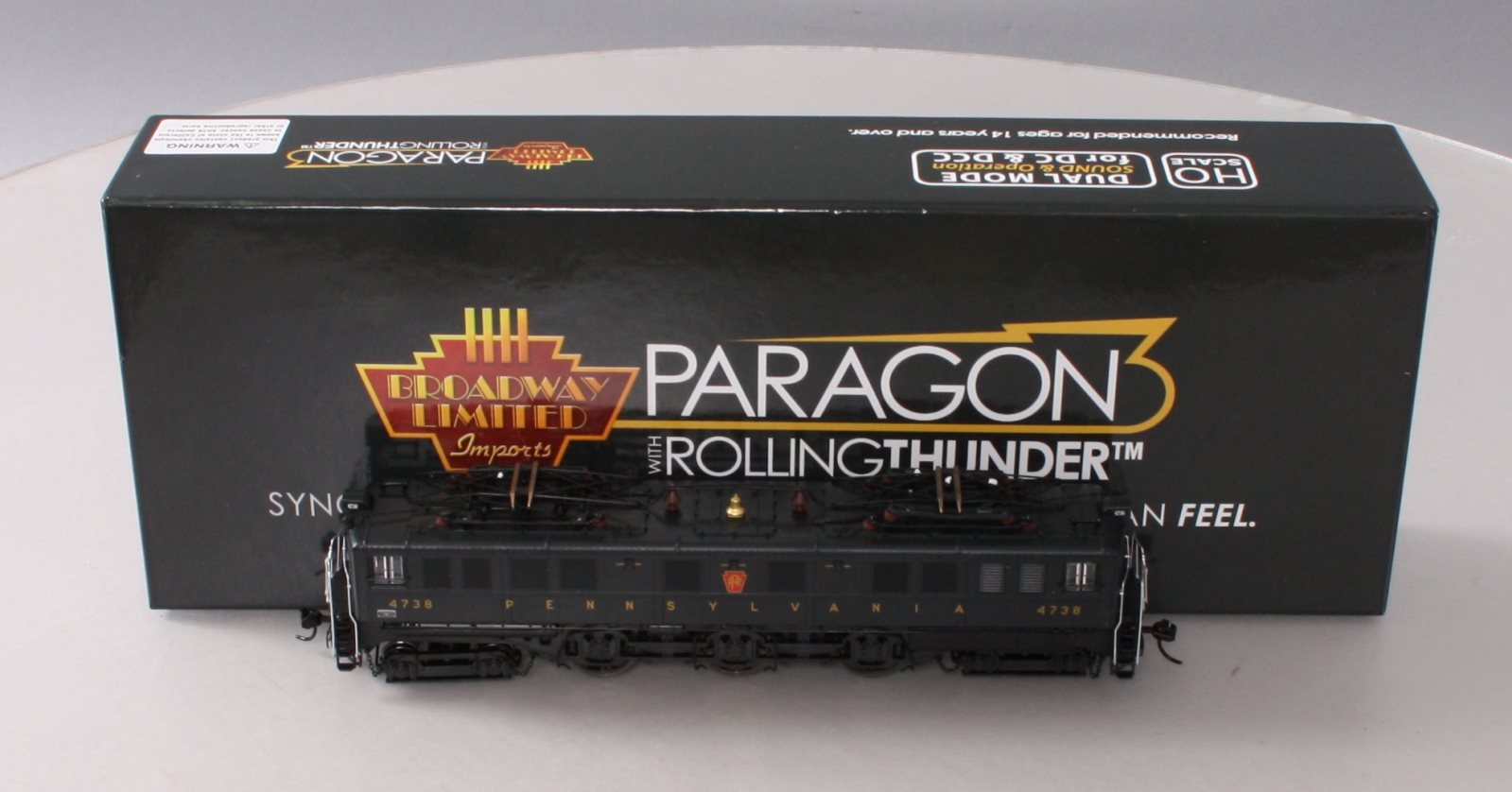 Broadway Limited 4706 HO Pennsylvania P5a Boxcab Freight Type Sound/DC ...