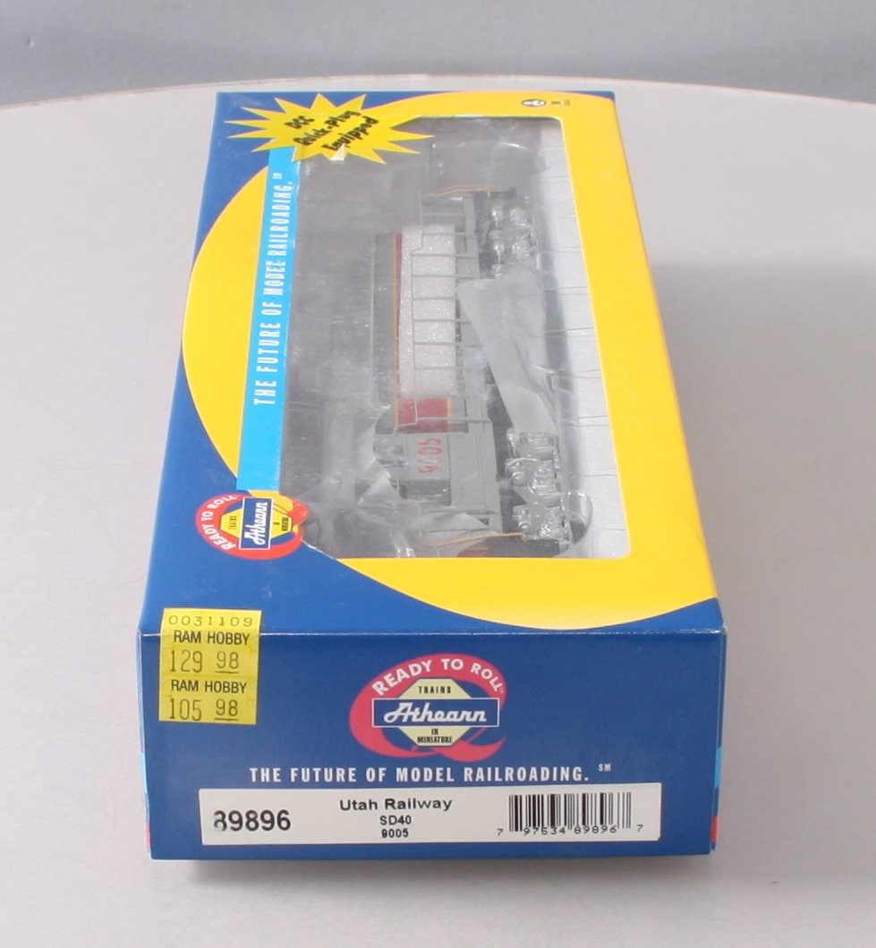 Athearn 89896 HO Utah Railway SD40 RTR Diesel Locomotive #9005 – Trainz