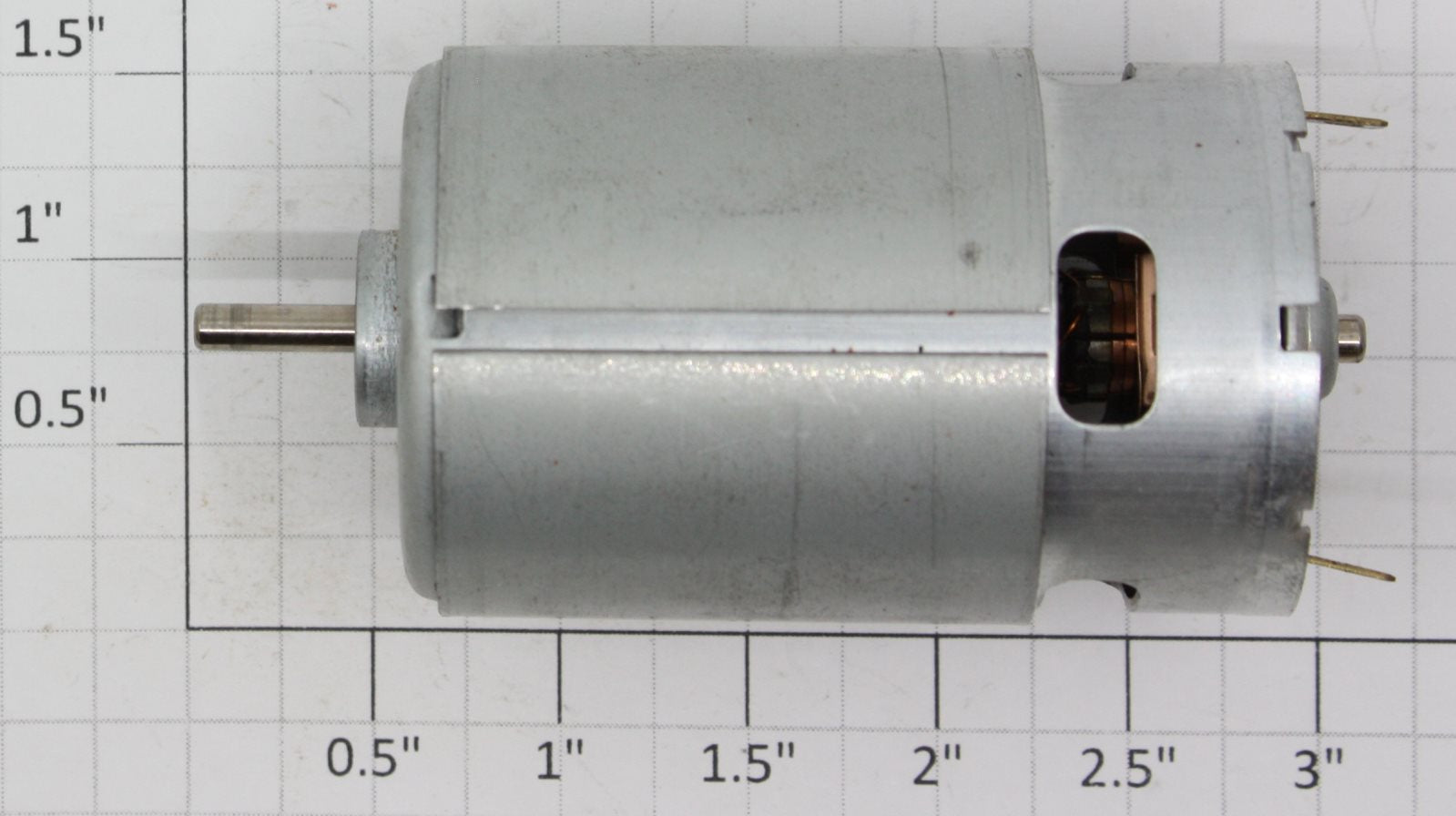 Mabuchi RS-550PH 12VDC Can Motor with 11mm Milled Shaft – Trainz