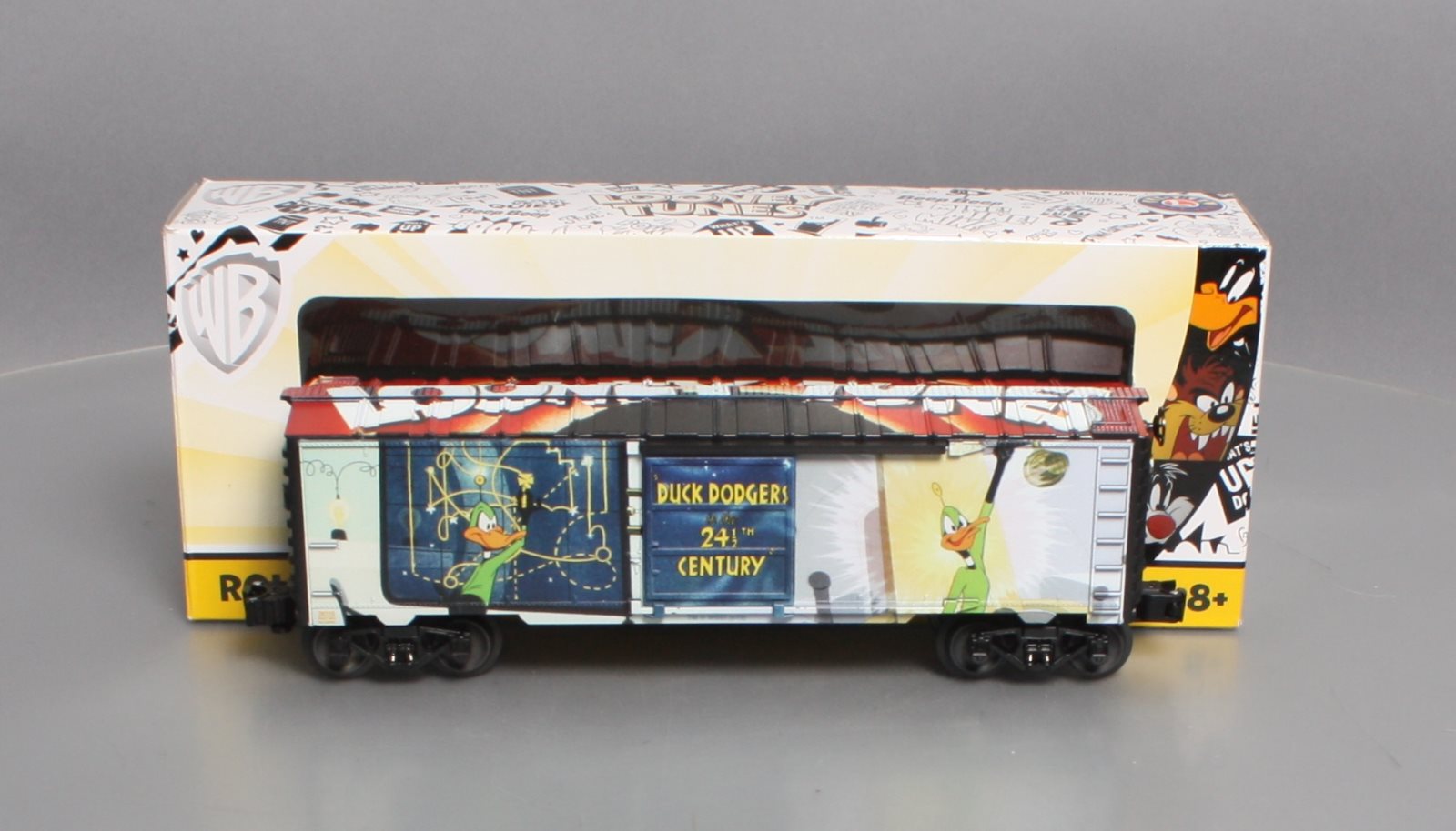 Lionel 1938110 O Gauge Looney Tunes Duck Dodgers Boxcar – Trainz