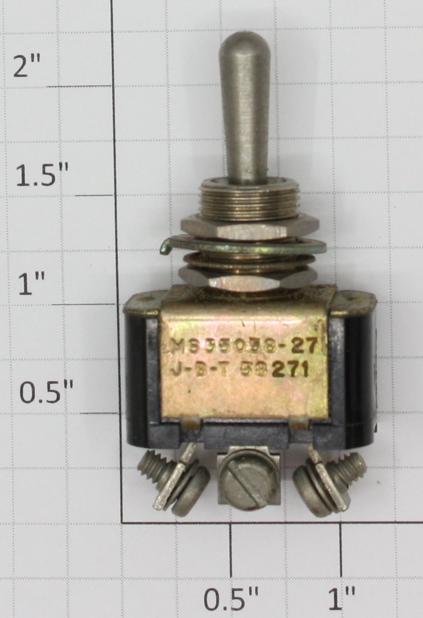 Acme MS35058-27 SPDT Military Aircraft Toggle Switch – Trainz