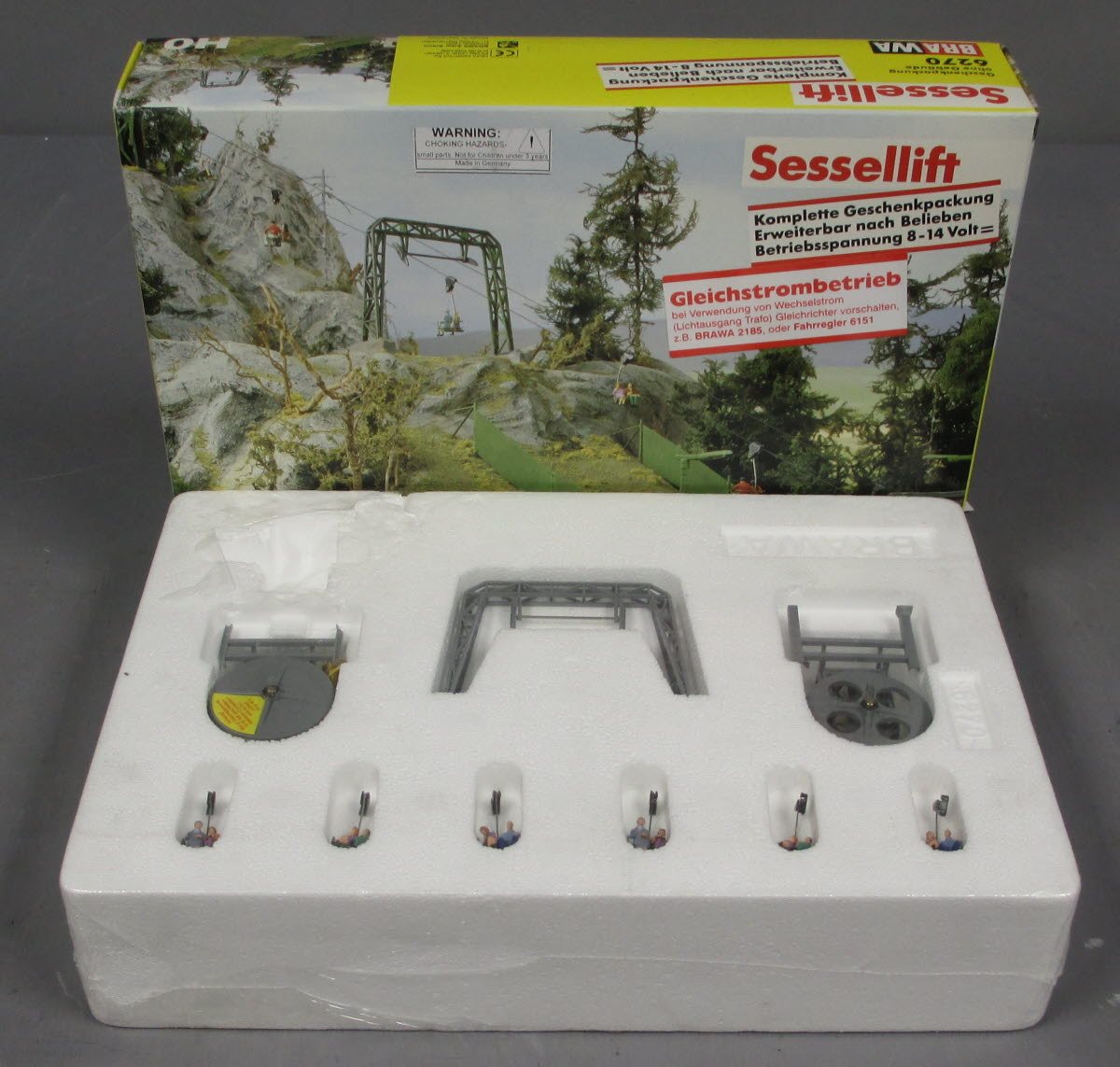 Brawa 6270 HO Ski Chair Lift Set – Trainz