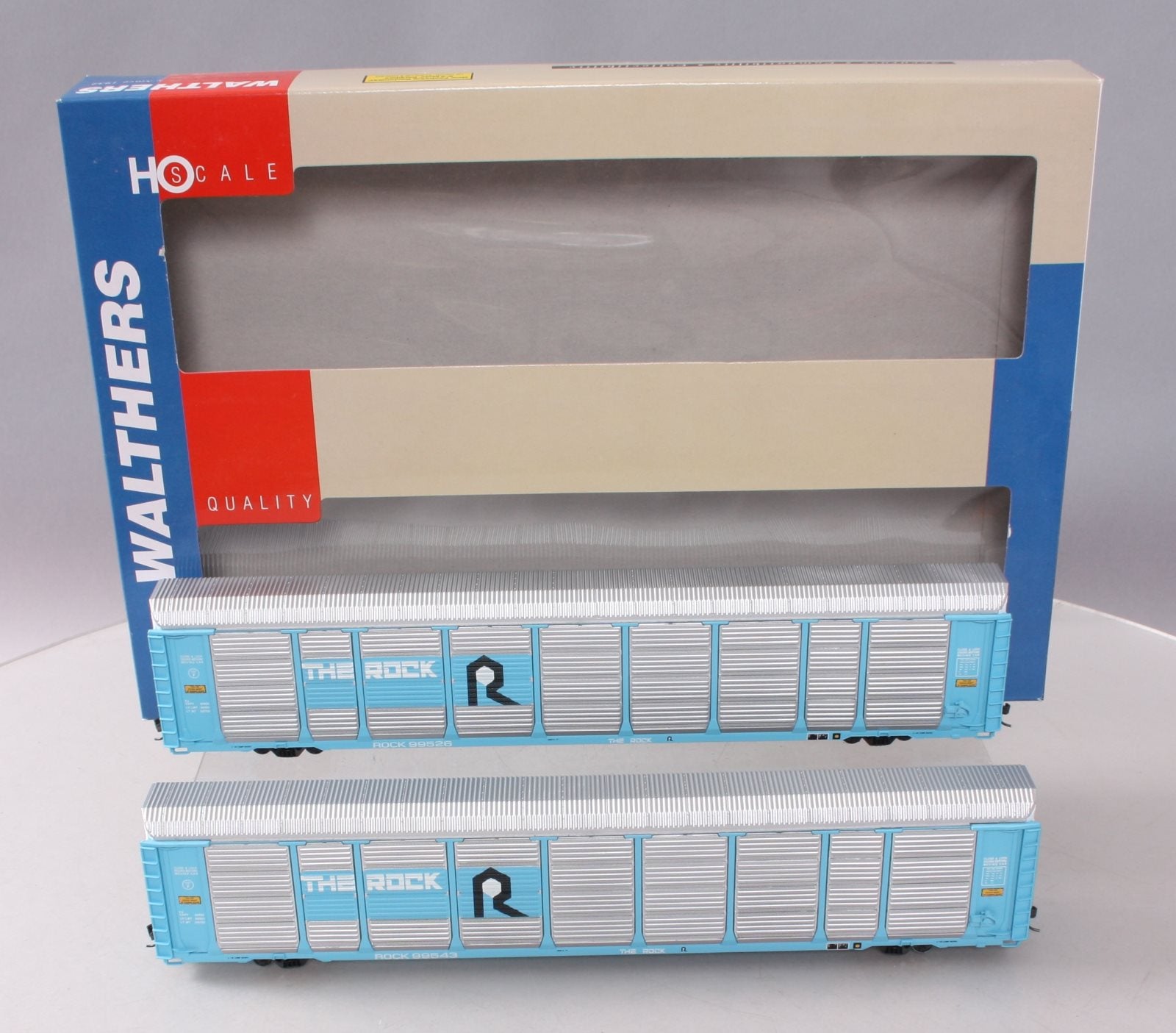 Walthers 932-24869 HO Rock Island Thrall 89' Tri-Level Auto Carrier (P – Trainz