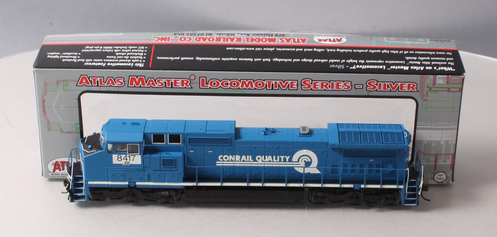 Atlas 10001236 HO Scale Conrail Quality 8-40 CW Diesel Locomotive # 84 ...