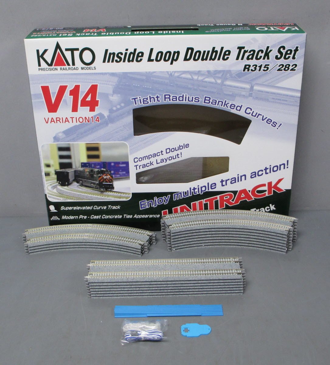 Kato 20-8731 N V14 Double Track Inner Loop Set – Trainz