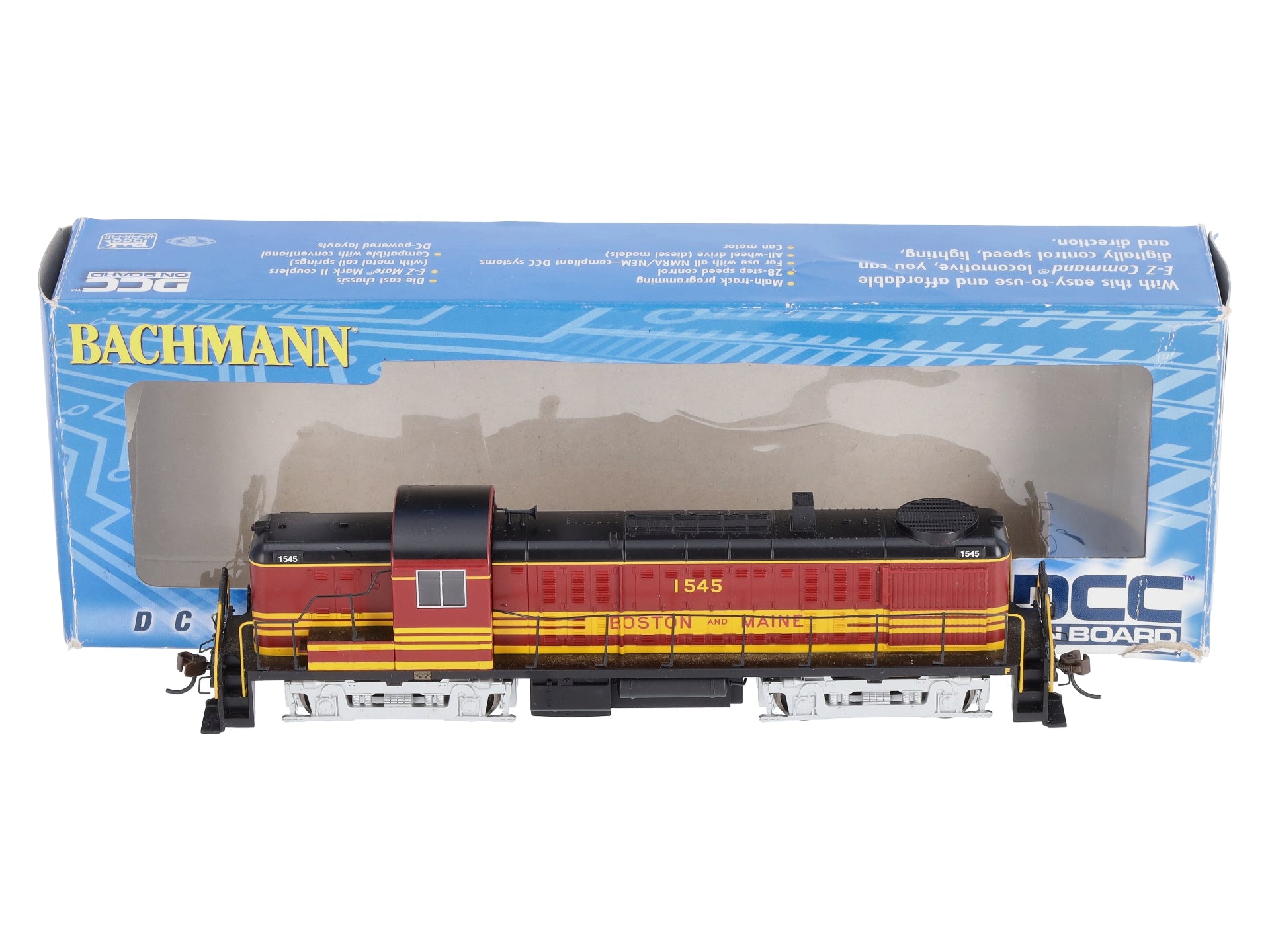 Bachmann 64201 HO Boston & Maine ALCO RS3 Diesel Locomotive with DCC ...