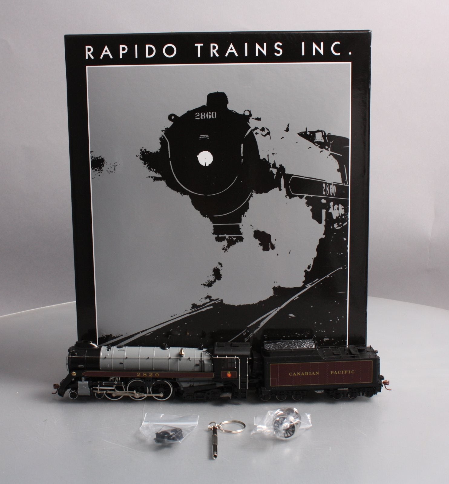 Rapido Trains 600501 HO Canadian Pacific Royal Hudson 4-6-4 Steam Loco ...