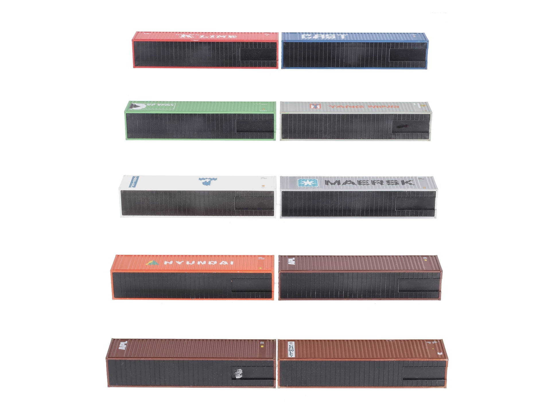 HO Assorted Intermodal Containers [10] EX – Trainz