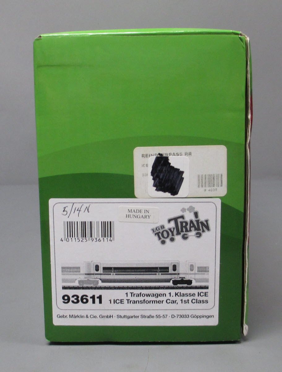 LGB 93611 Class 406 ICE 3 MF 1st Class Coach (Transformer Car) – Trainz