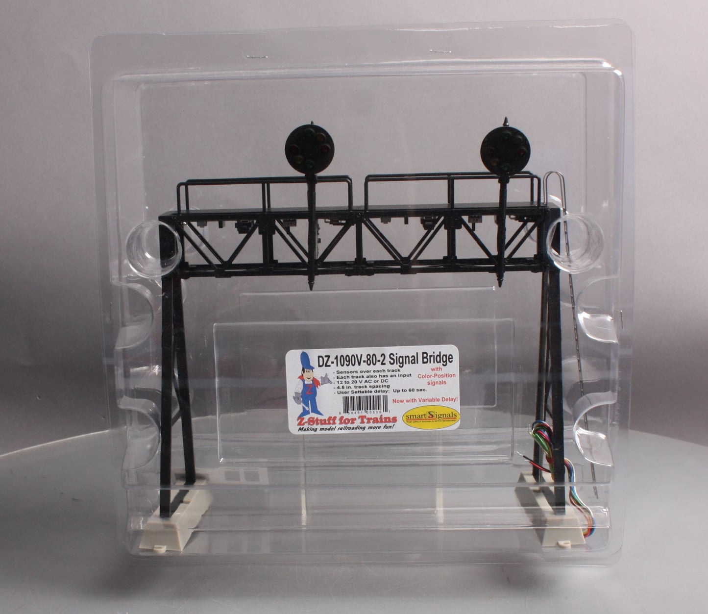 Z-Stuff DZ-1090-80-2 O Scale Signal Bridge with Color Position - 2 Tra ...