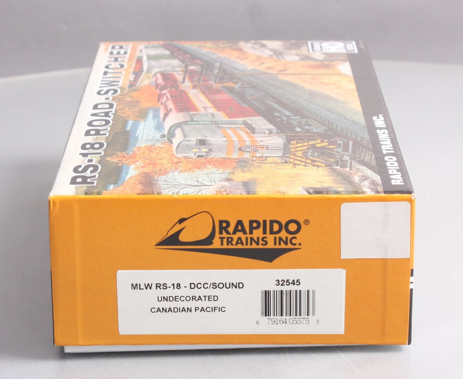 Rapido Trains 32545 HO Undecorated CP MLW RS-18 Diesel Locomotive w/DC – Trainz