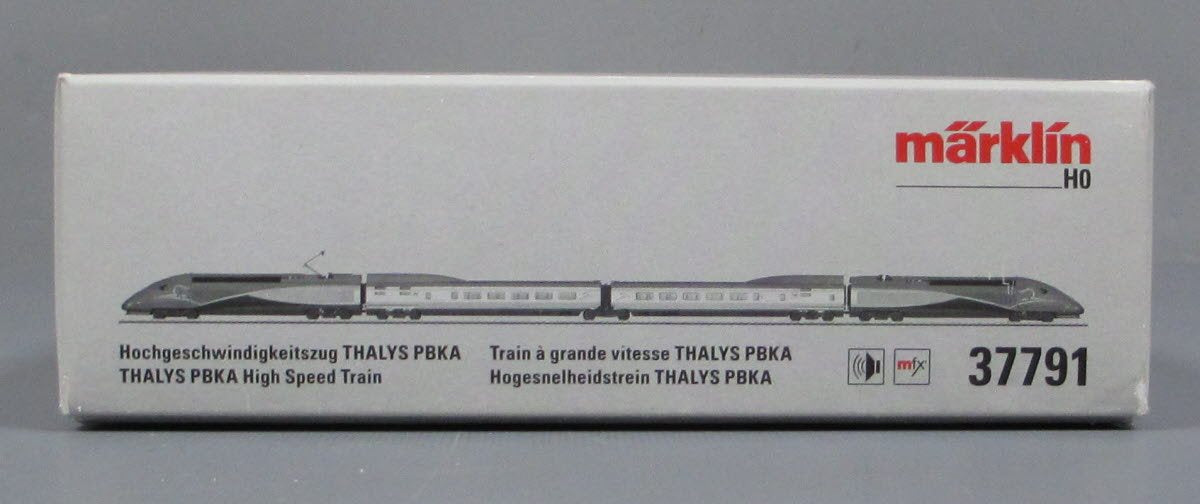 Marklin 37791 Thalys PBKA High Speed HO Gauge Electric Train Set – Trainz
