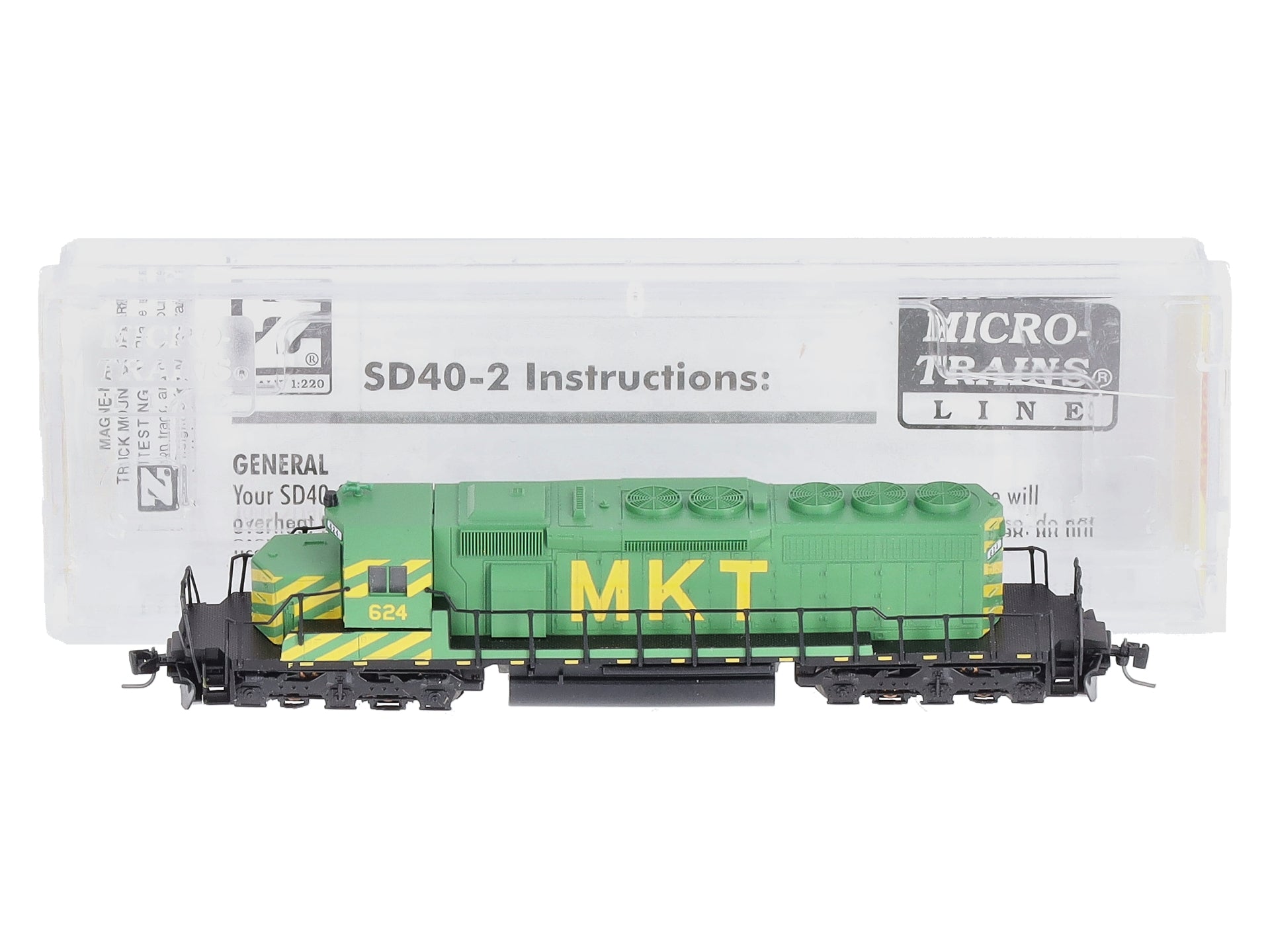 Micro-Trains 97001122 Z MKT SD40-2 Powered Diesel Locomotive #624 – Trainz