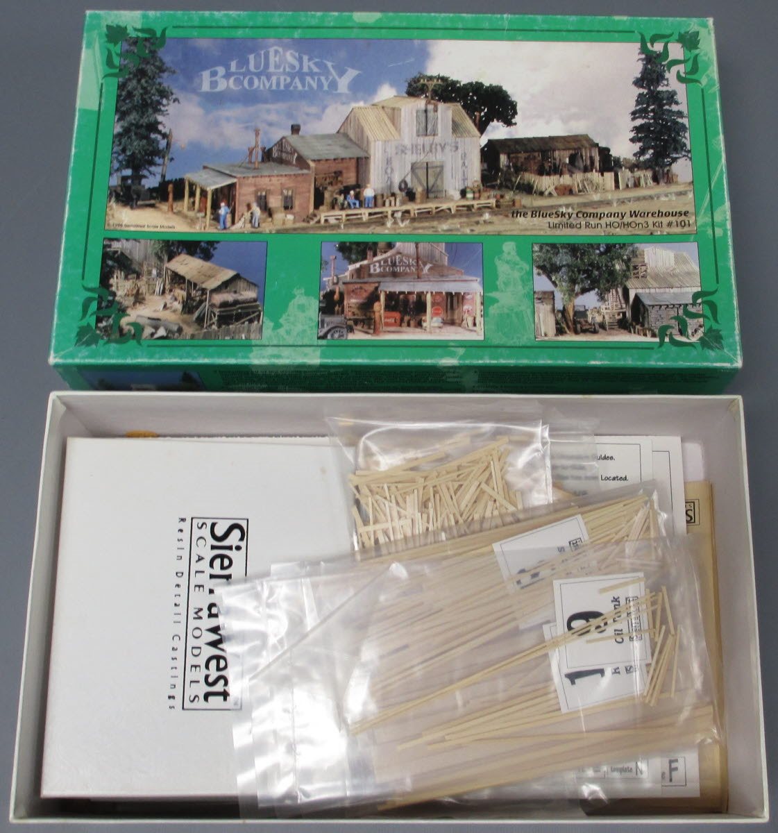 Sierra West 101 HO Scale Bluesky Company Warehouse Building Kit – Trainz