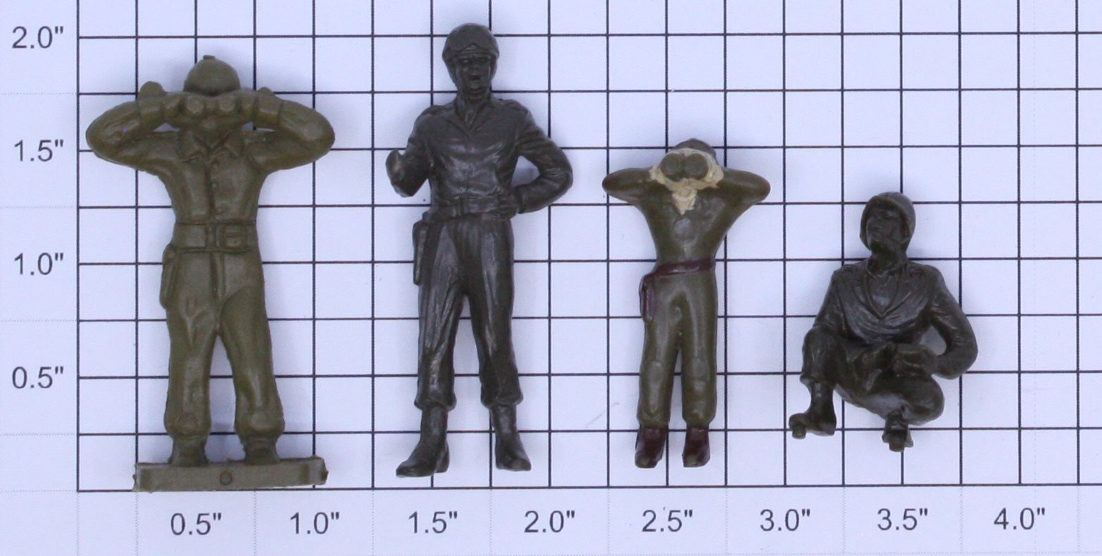 Acme 0707-1227 O Gauge Military Figure Assortment (Bag of 4) – Trainz
