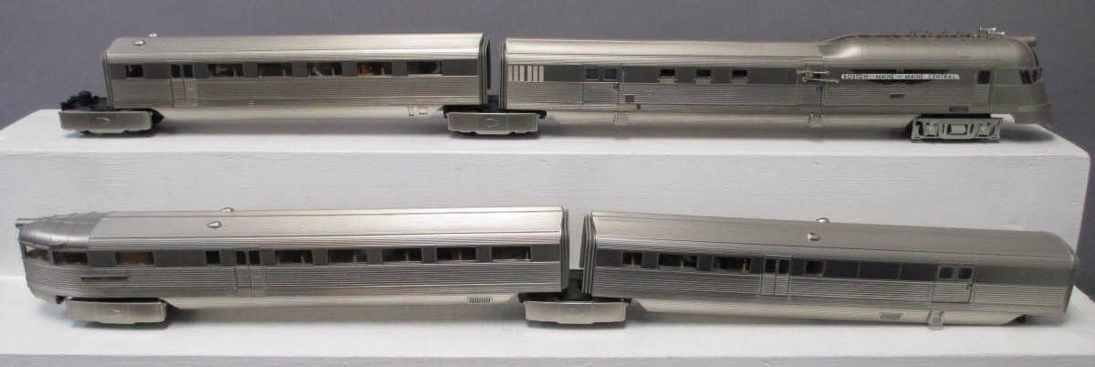 MTH 20-2887-1 Flying Yankee Pioneer Zephyr O Gauge Diesel Train Set w ...