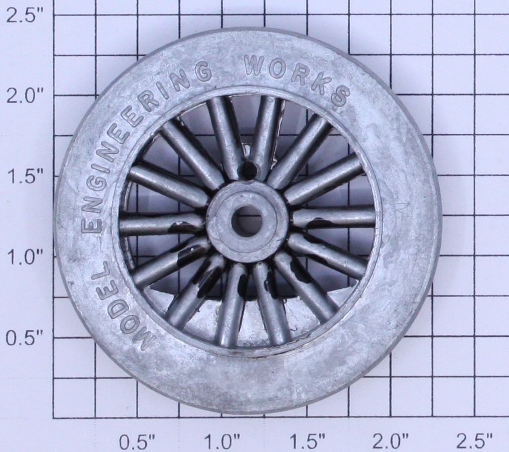 American Flyer Ives 4694-2 Black Spoked 2-3/8" Std Gauge Loco Gear Whe ...