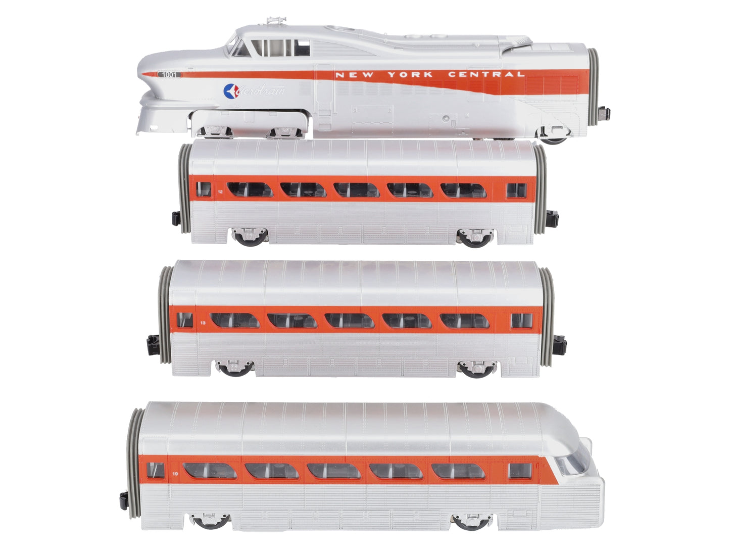 MTH 30-20319-1 NYC Aerotrain Diesel Passenger Train Set with PS 3.0 ...