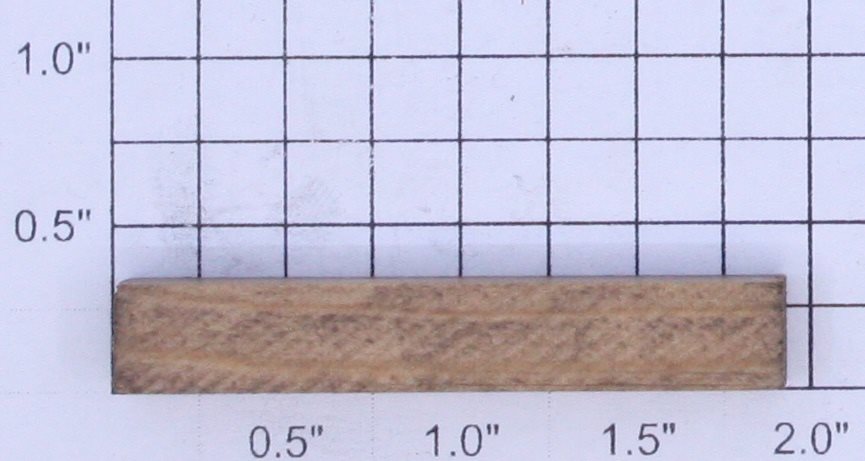 Acme 264-18 O Gauge Hand Cut Wood Timber 2" L x 5/16" Square – Trainz