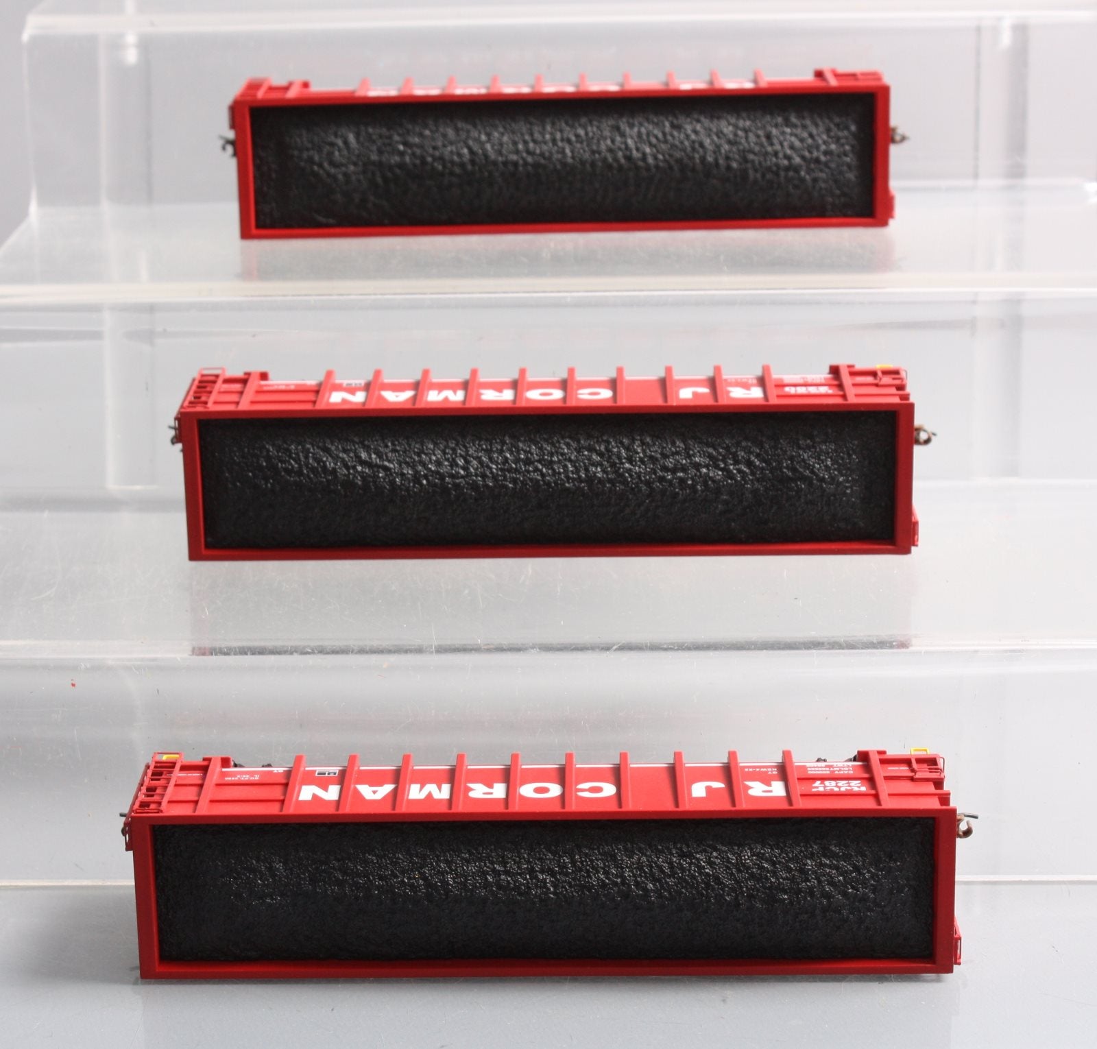 Athearn 16485 HO RJ Corman Ready-to-Run Thrall High Side Gondola #2 (P – Trainz