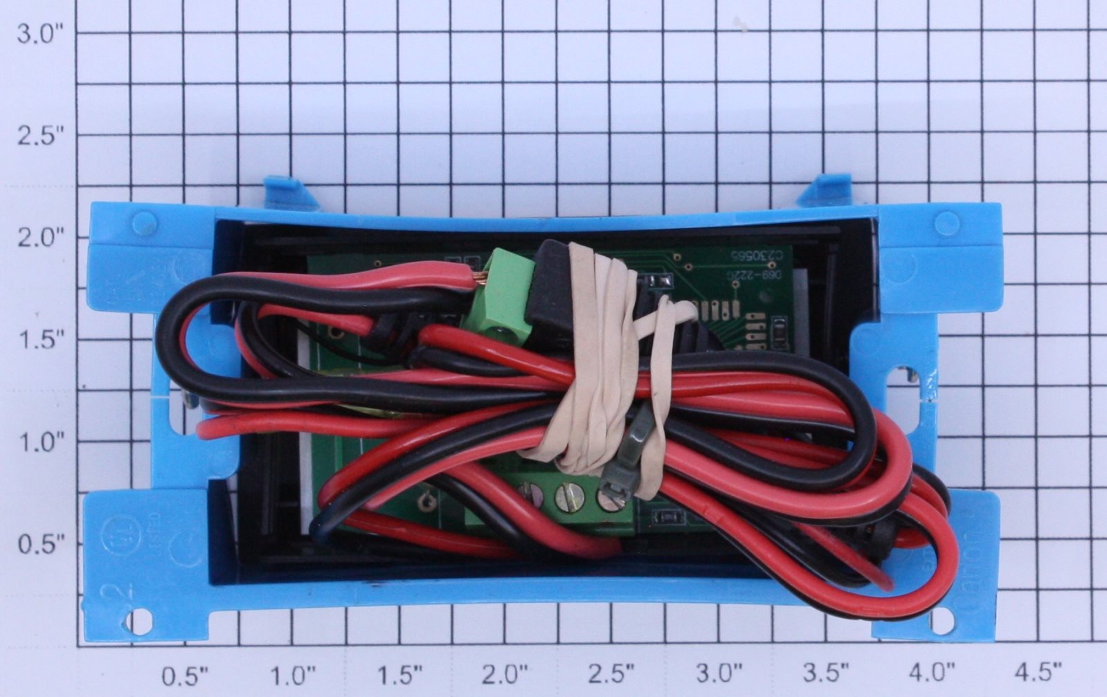 Acme 2000 Blue LCD 4 Wire AC 0~200V Digital Panel Volt Meter Mounted w ...