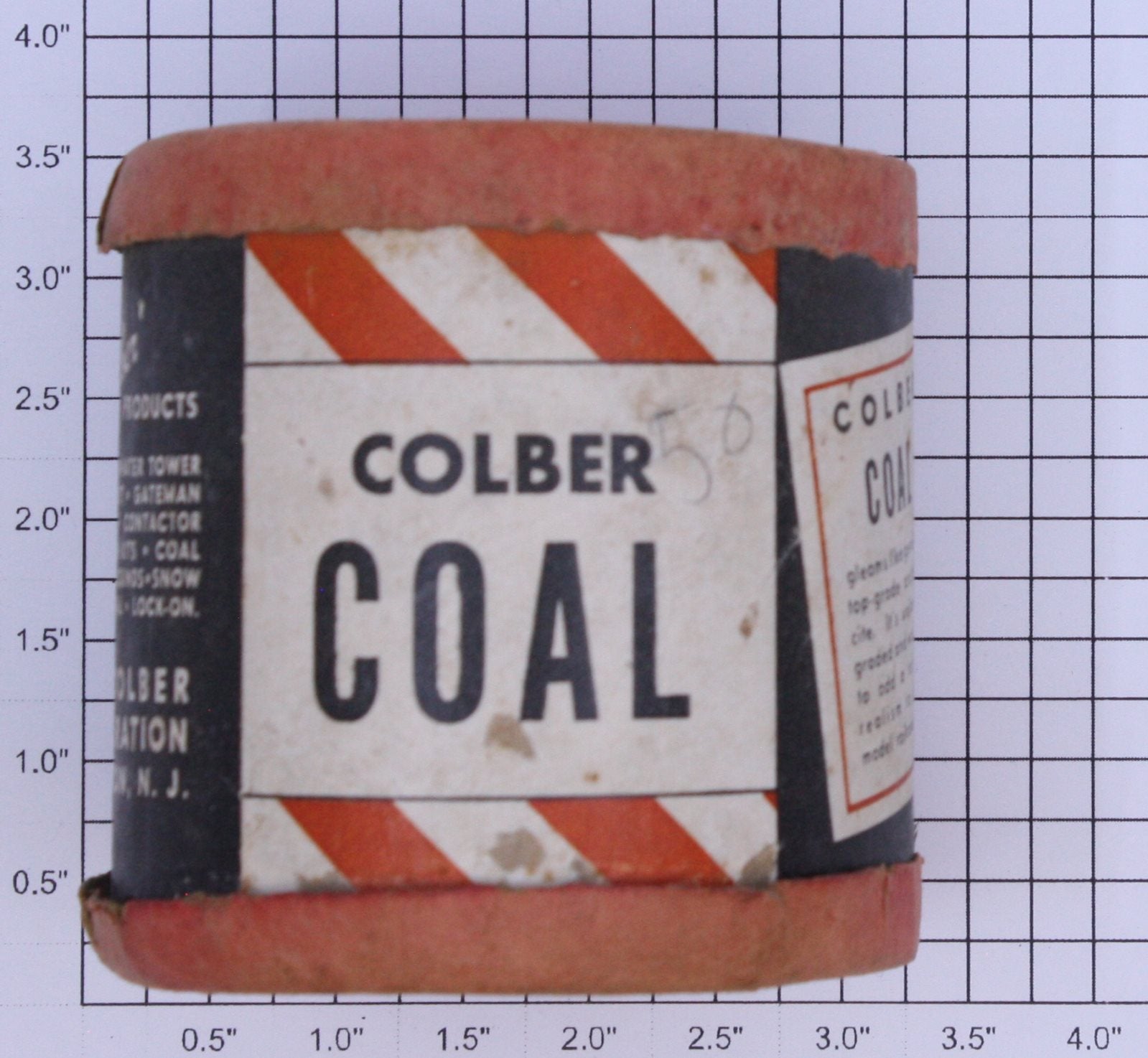 Colber 1001-AC Round Box of Artificial Coal – Trainz