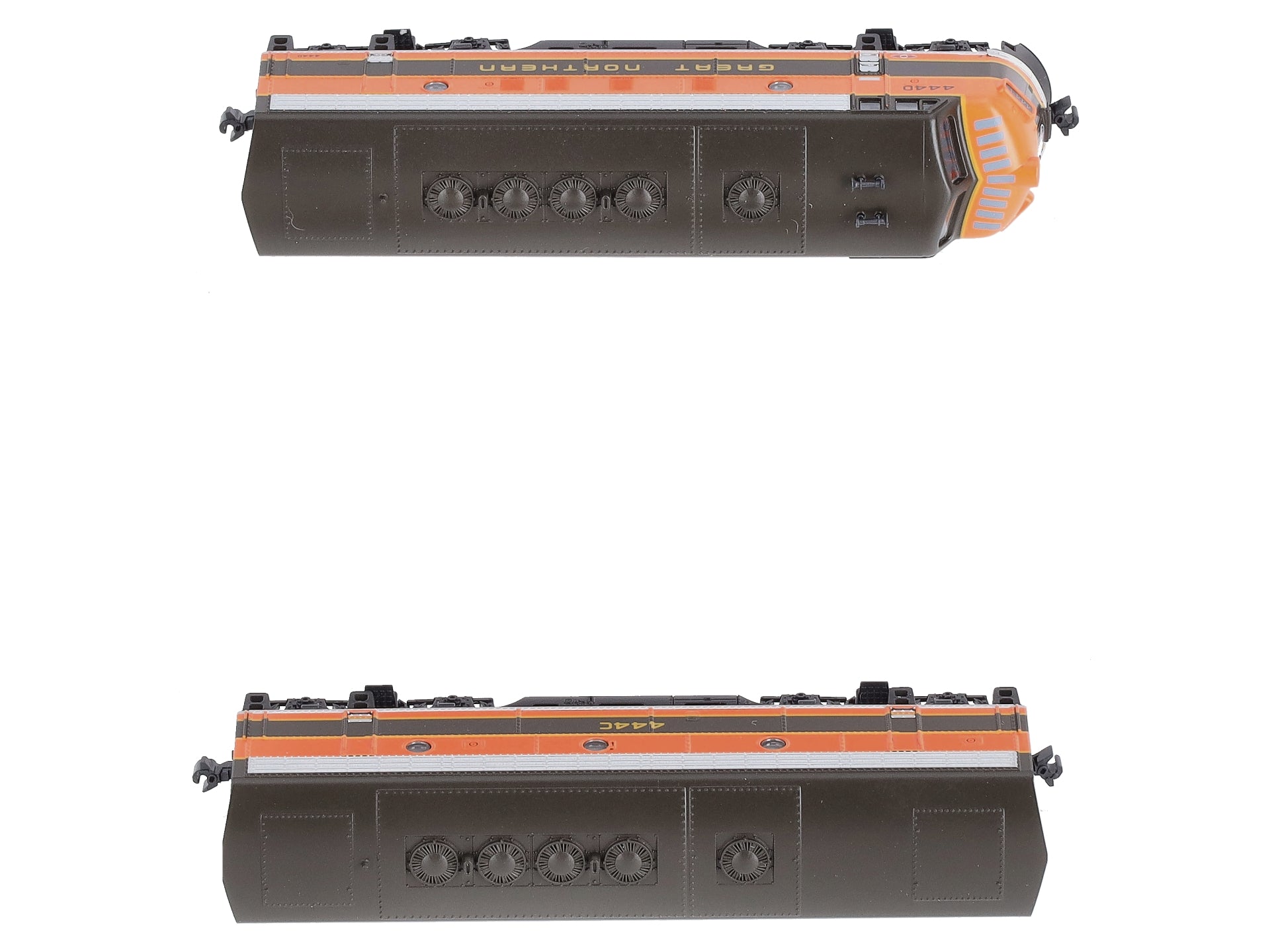 Kato 106-0421 N Great Northern EMD F7 Freight 2 Diesel Locomotive #444 ...