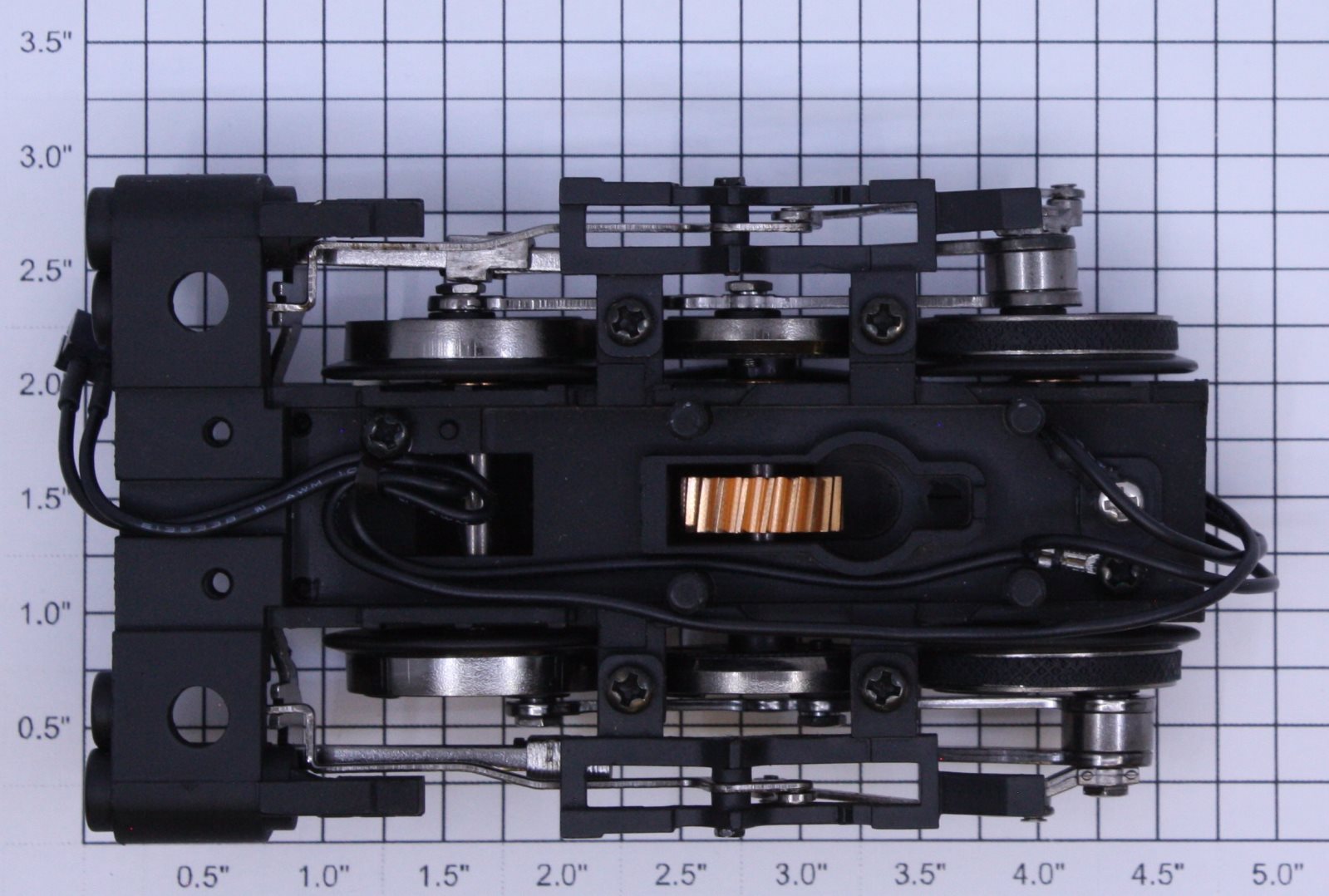 K-Line K3715-X047 Front Power Truck with Drive Action Parts – Trainz