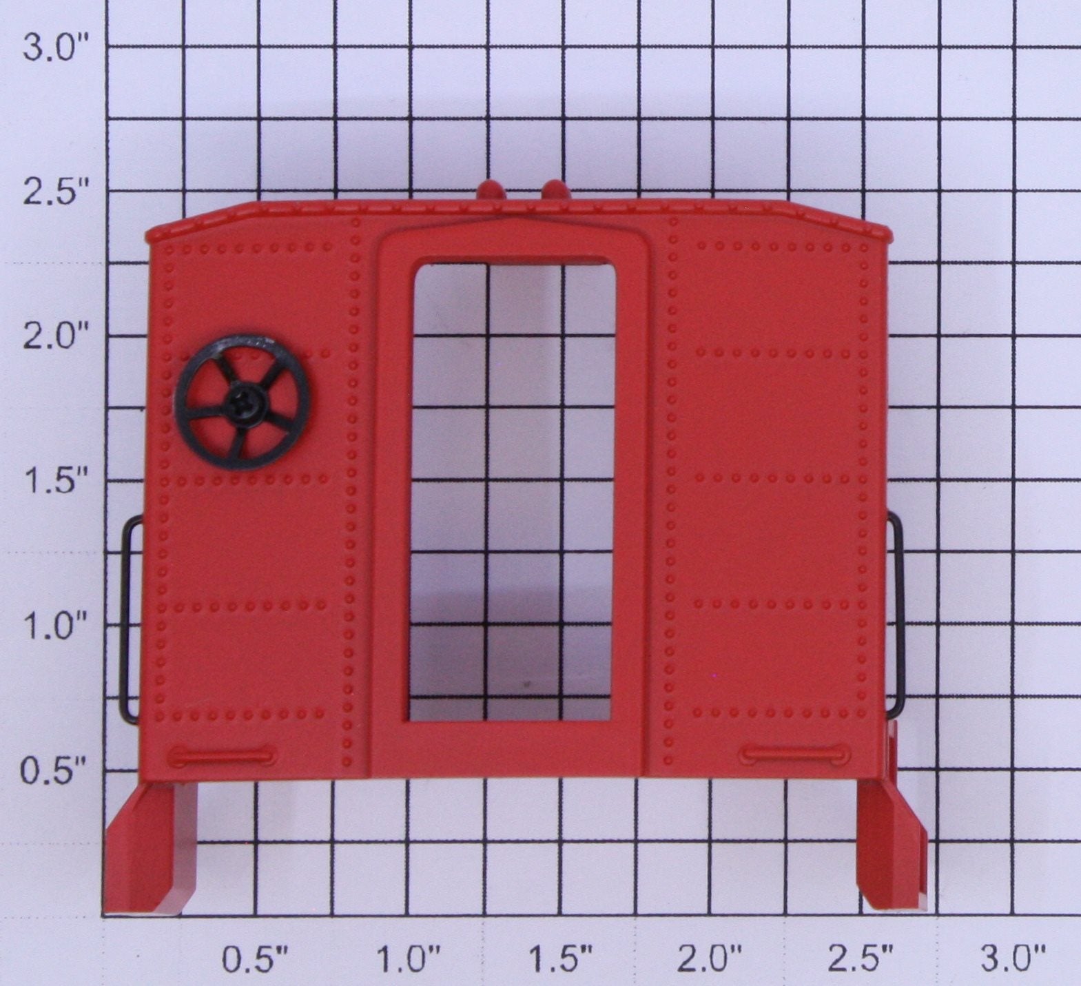 K-Line K4880B PRR Red Painted Passenger Car Vestibule with Brake Wheel ...