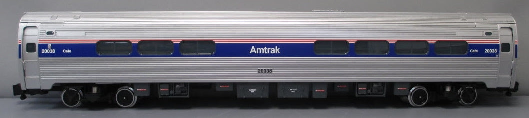 LGB 32224 G Amtrak Amfleet Phase IV Cafe Car #20038 – Trainz LGB 32224 G Amtrak Amfleet Phase IV Cafe Car #20038 – Trainz