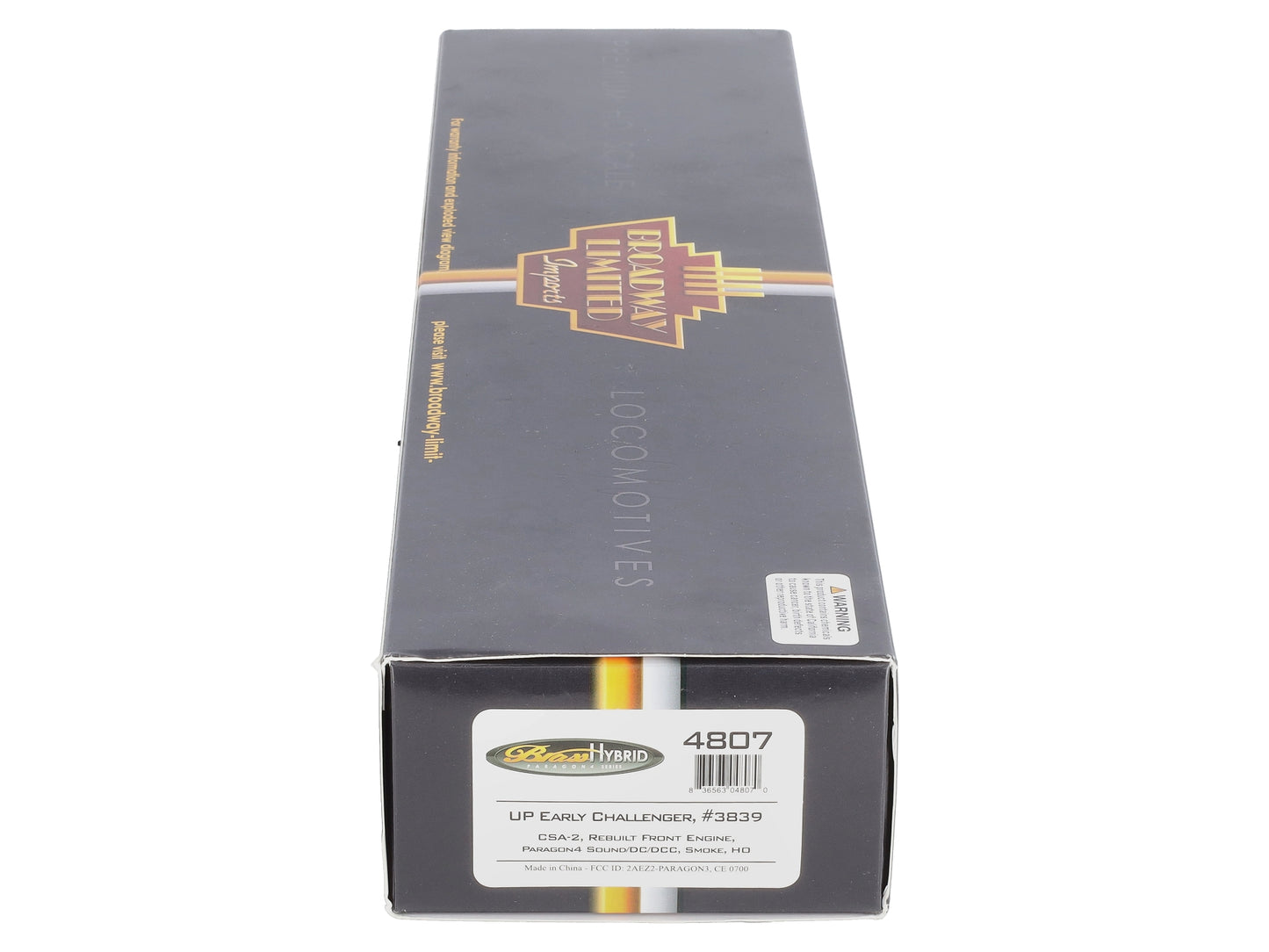 Broadway Limited 4807 HO UP Early Challenger CSA-2 Steam Loco w/ Parag ...