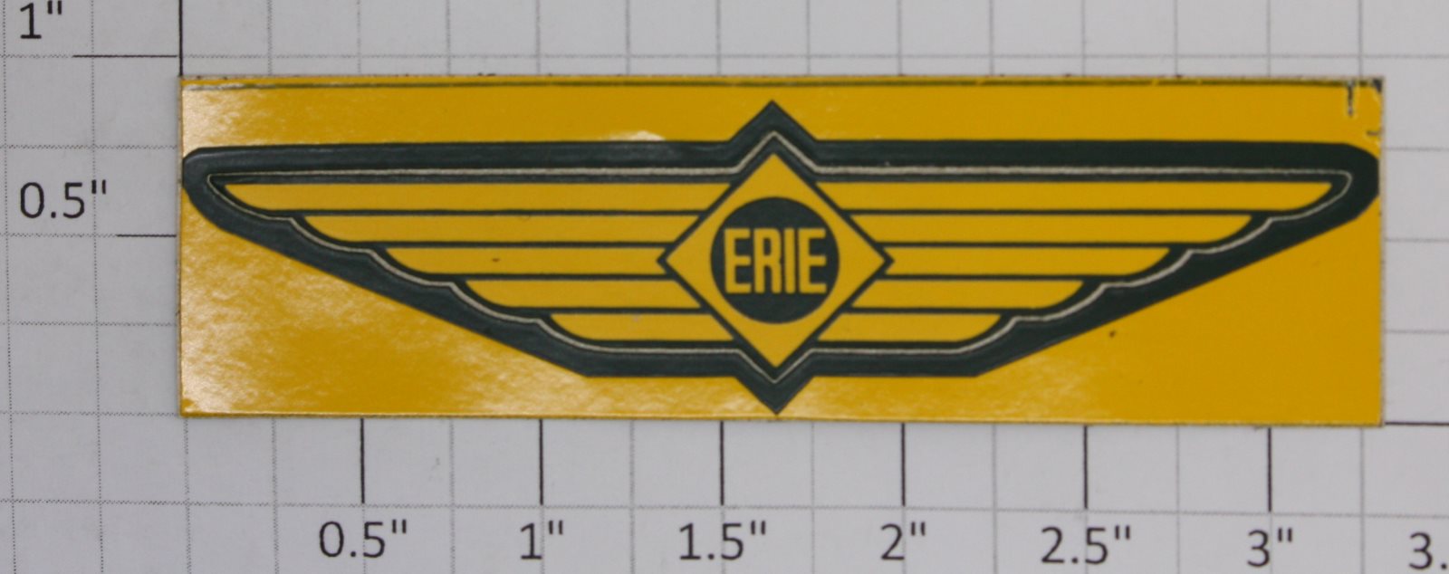 American Flyer 8251-10 Erie Yellow Nose Sticker Decal – Trainz
