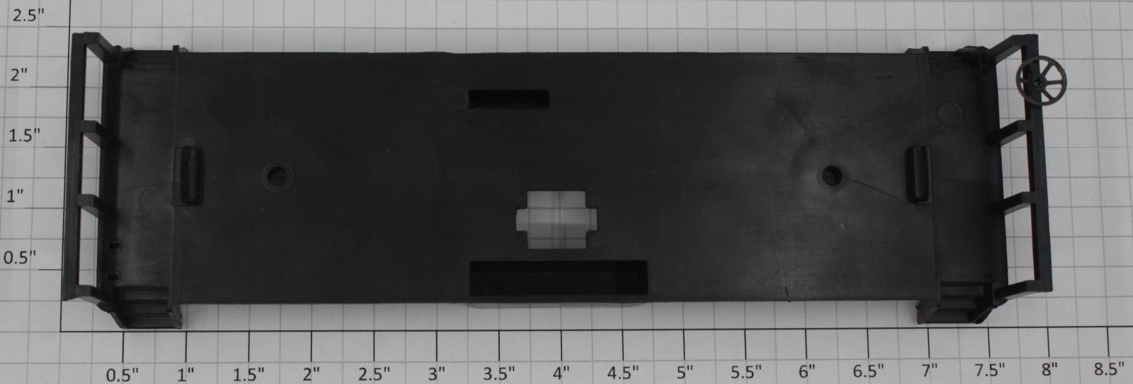 K-Line K6100 Plastic Caboose Frame with End Rails and Brake Wheel – Trainz