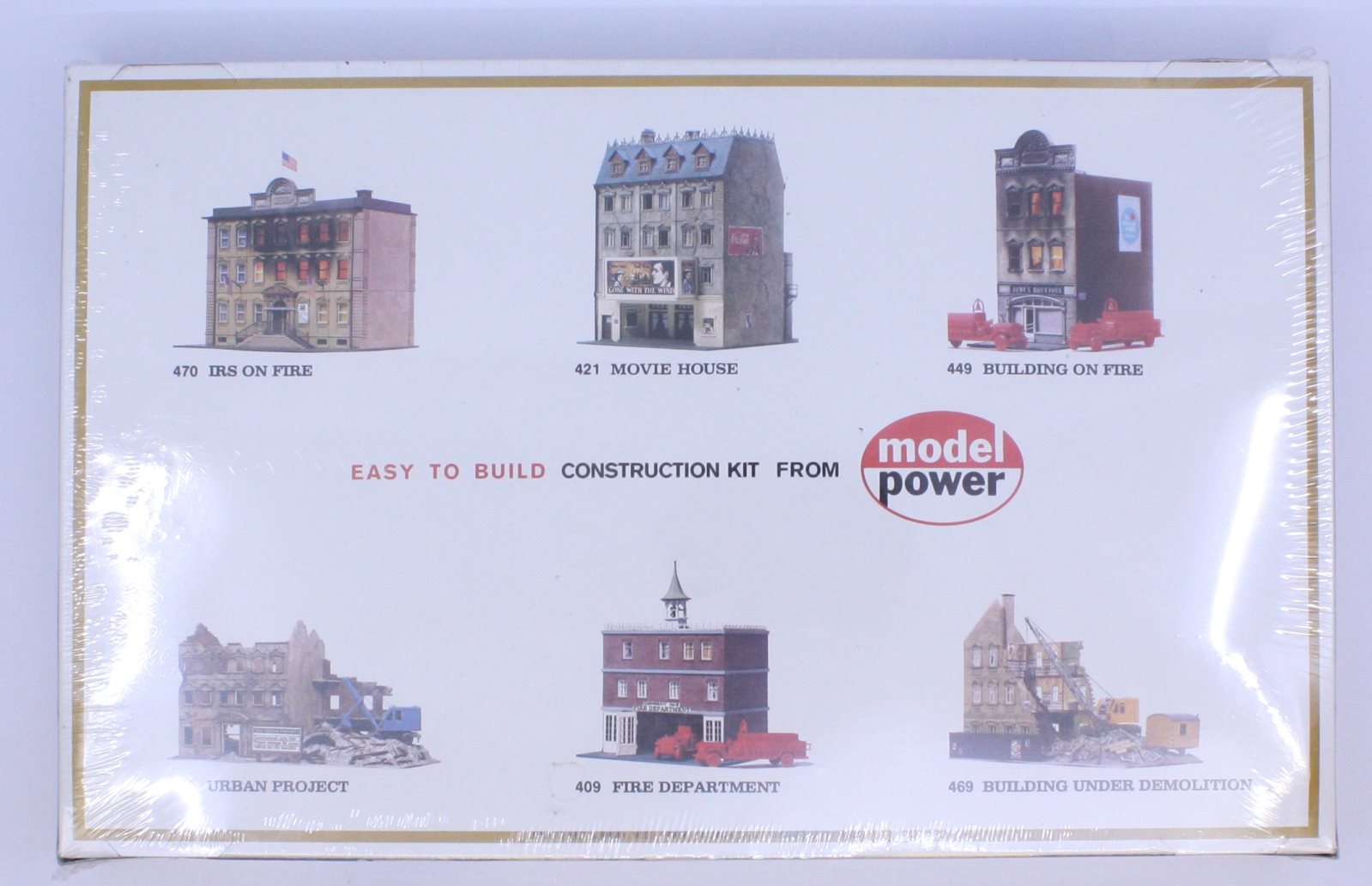 Model Power 420 HO Chester Urban Renewal Project Building Kit – Trainz