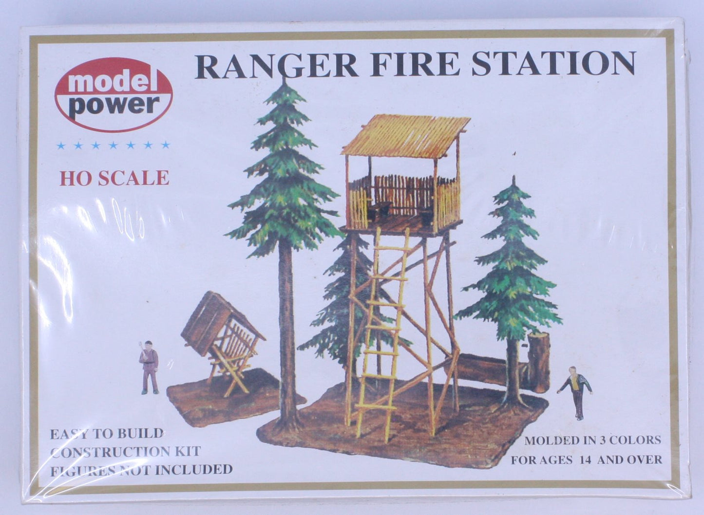 Model Power 438 HO Scale Ranger Fire Station Building Kit – Trainz