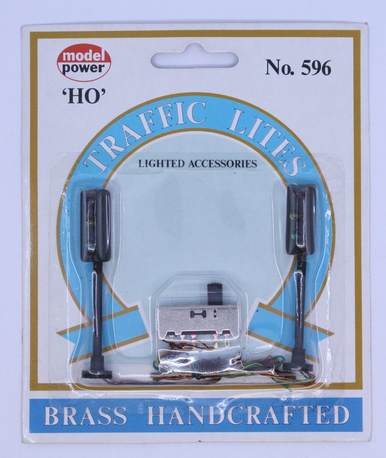 Model Power 596 HO Brass Standing Traffic Signas (Pack of 2) – Trainz