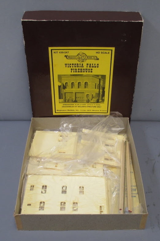 Magnuson Models 439-547 HO Scale Victoria Falls Firehouse Building Kit ...