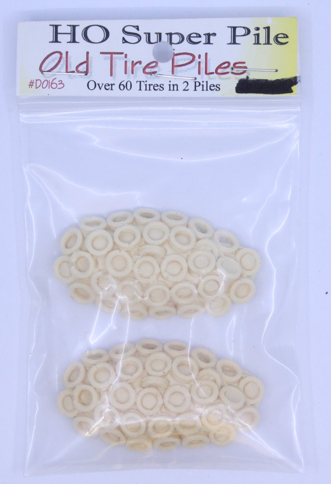Model Tech Studios D0163 HO Scale Old Tire Piles – Trainz
