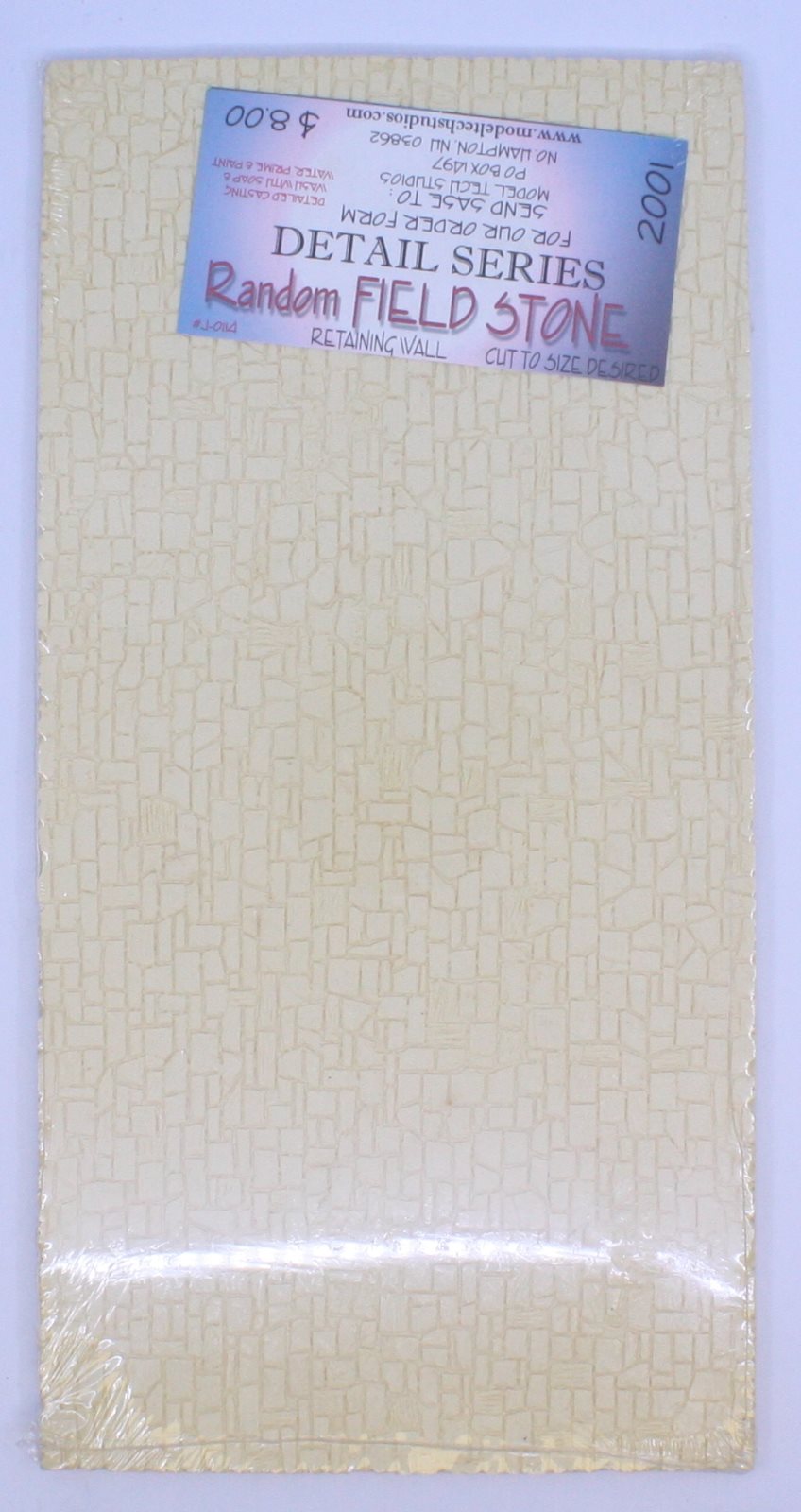 Model Tech Studios J-0114 Random Field Stone, Retaining Wall – Trainz