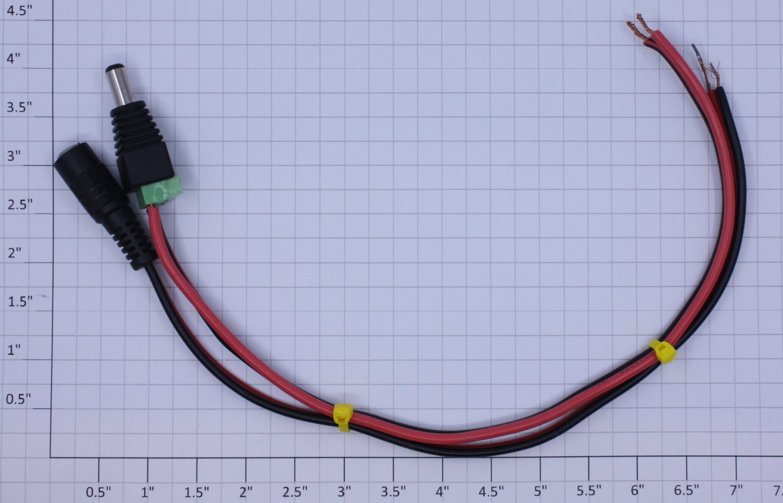 Acme 1215-1 O Gauge 2.1mm Male/Female DC Power Connecter Pigtail – Trainz