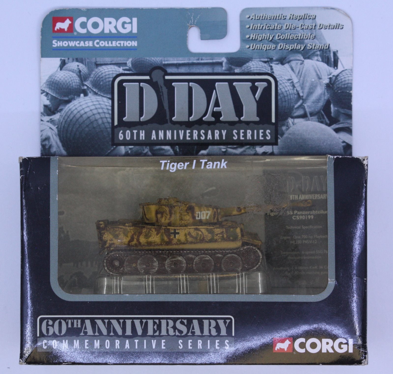 Corgi 20012 60th Anniversery Tiger I Tank CS90199 – Trainz