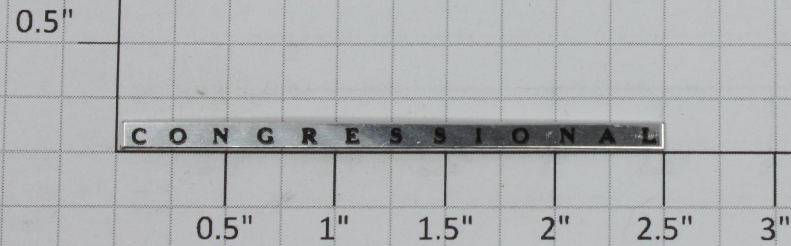 Williams 2500-1 "Congressional" Nameplate with Adhesive – Trainz