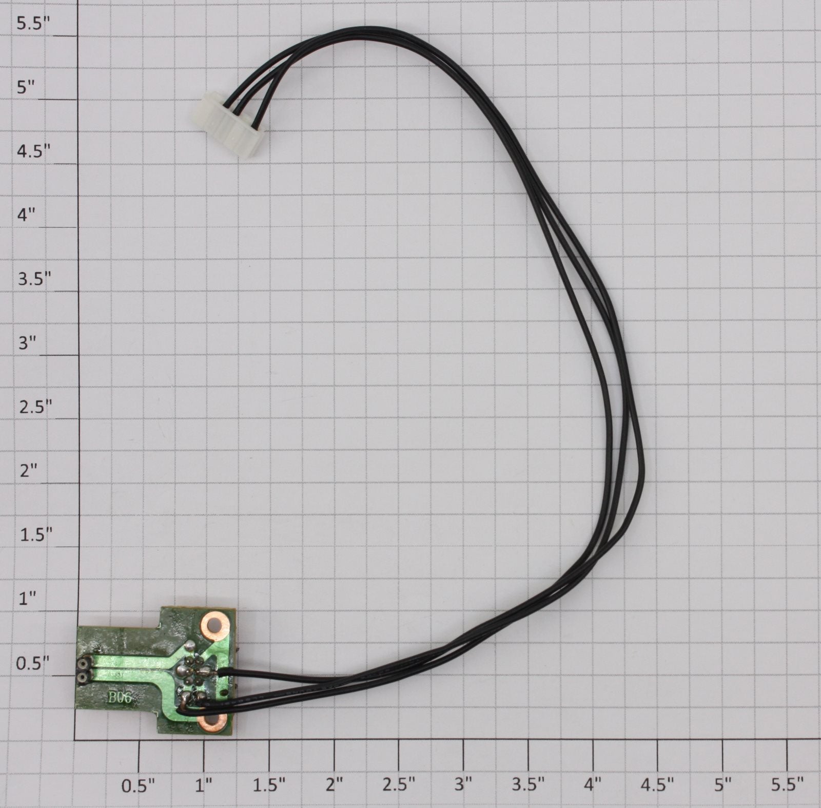 K-Line K3600-X035 Bi-Pin Bulb Socket Board with Leads and 5-Pin Connec ...