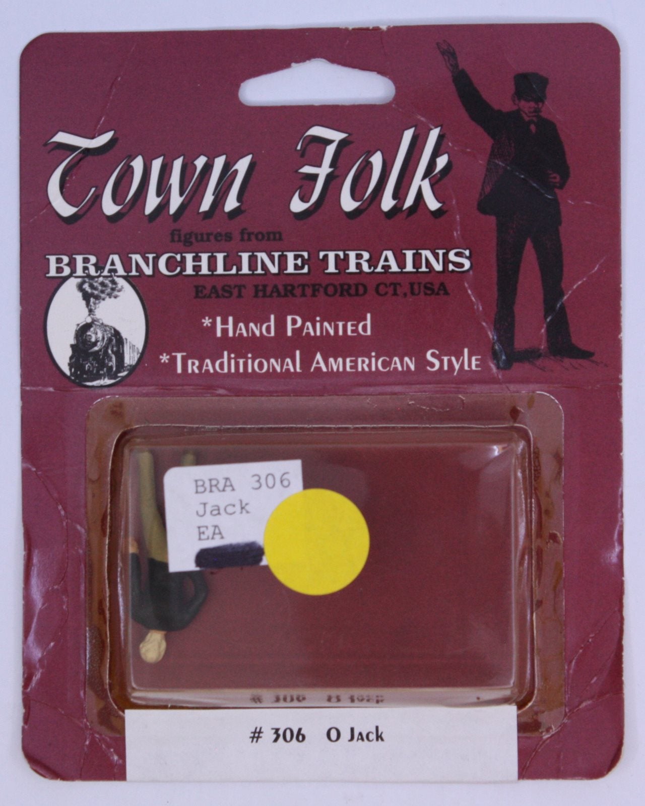 Branchline Trains 306 O Town Folk "O Jack" Single Figure – Trainz