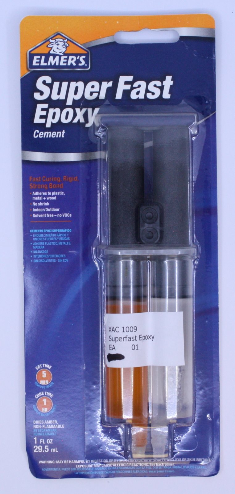 Elmer's Glue 1009 Super Fast Epoxy Cement Fast Curing, Rigid, Strong B ...