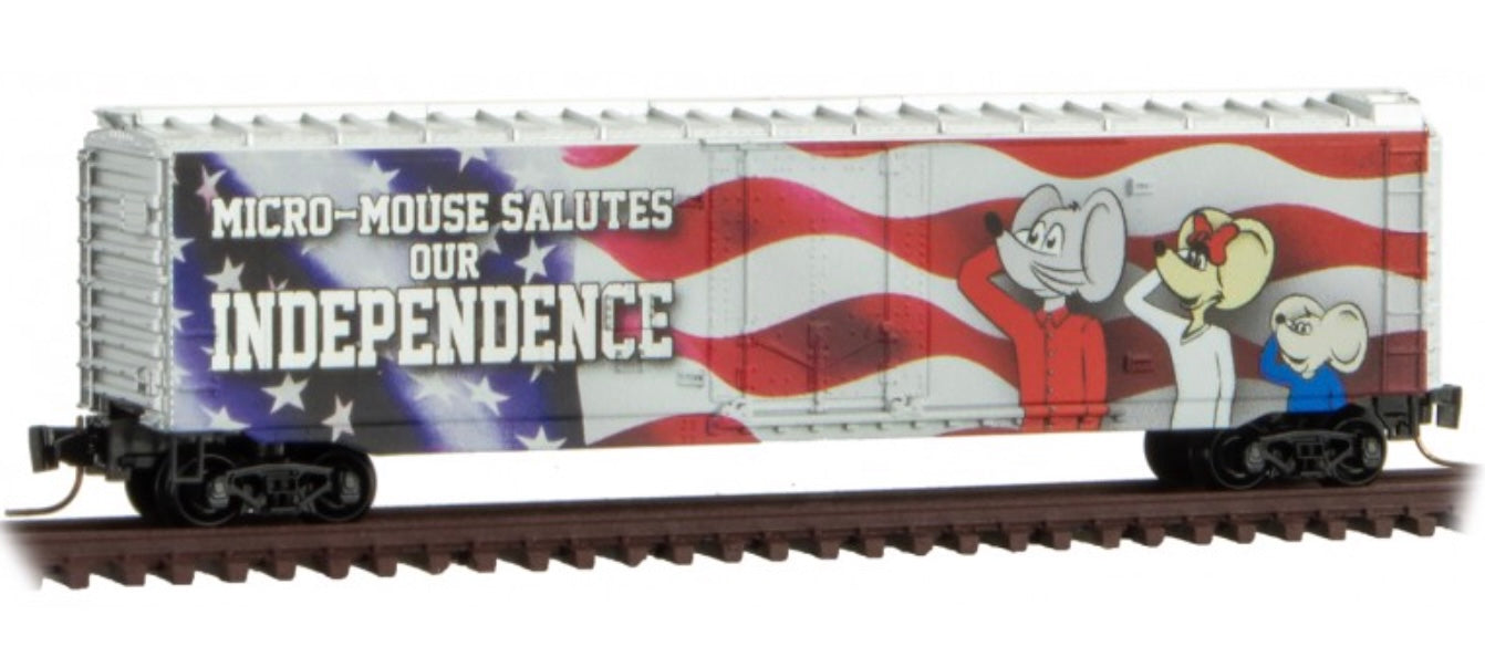 Micro-Trains 50700720 Z Micro-Mouse Independence Day 50' Boxcar – Trainz